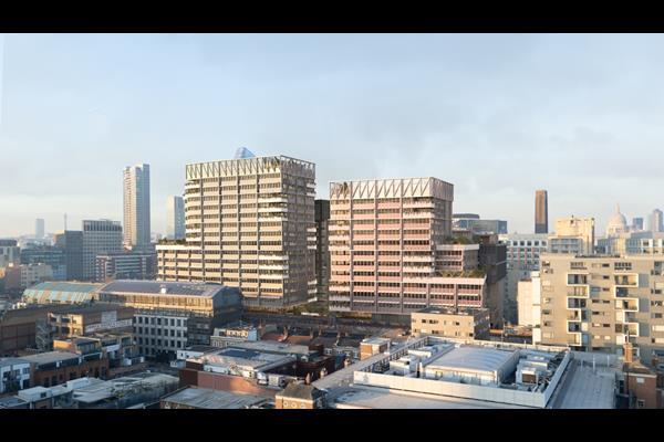 Green light for second phase of Hawkins Brown's Timber Square scheme in ...